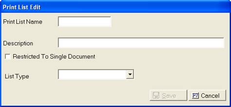 How To Create A Print List