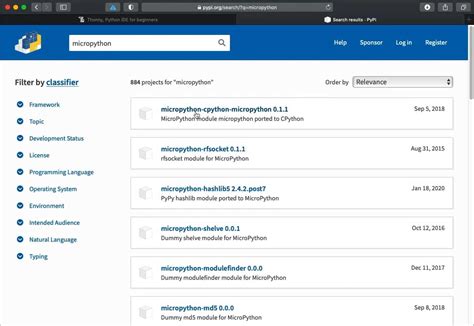 Micropython With The Esp32 Guide Series Find Python Packages At Pypi