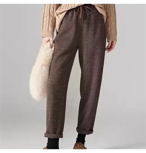 면 배기 팬츠 밴딩 바지 슬랙스 배기핏 가을 스판 빅사이즈 여자 뒷 캐주얼 카고 할머니 트레이닝 티몬