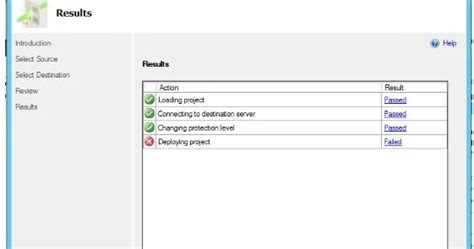 Passionate Techie Working Around Failed To Deploy The Project Try Again Later Microsoft SQL