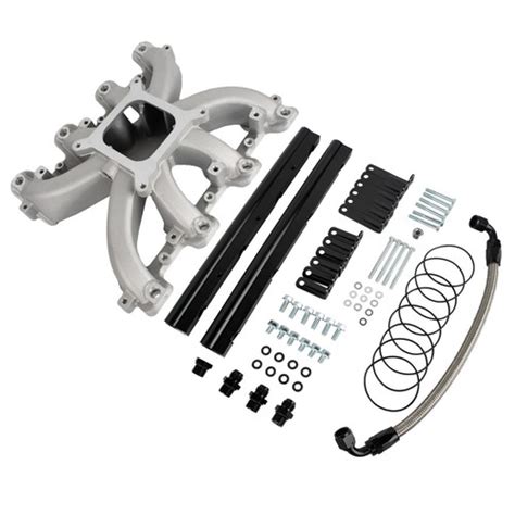 For Gm Gen Ls1 Ls2 Ls6 Single Plane W Fuel Rails Efi Intake Manifold