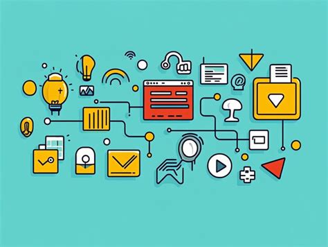 abstract web design concept premium ai generated image