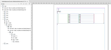 Solved How To Align Table Center Using Extend Script Adobe Support