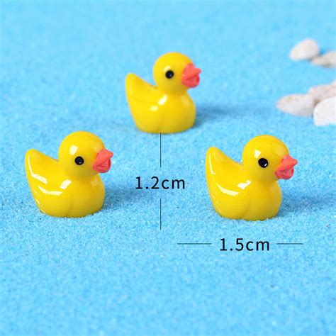 🦆gelbe Mini Ente Dekoration Drachekind