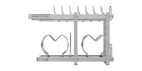 Small Two Tier Cookware Organizer 115