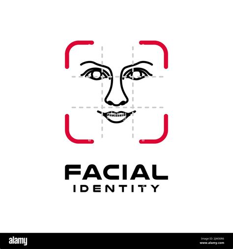 Face Id Logo Face Recognition Vector Design Stock Vector Image And Art