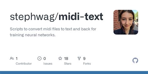 Github Stephwagmidi Text Scripts To Convert Midi Files To Text And