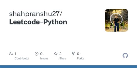 Pranshu Shah On Linkedin Github Shahpranshu27leetcode Python