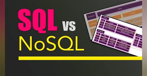 Sql Vs Nosql Or Mysql Vs Mongodb Electronic Design