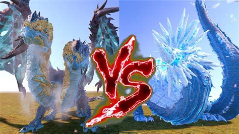 Chaos Frost Dragon Vs Frost Wyrm Total War Warhammer 3 Youtube