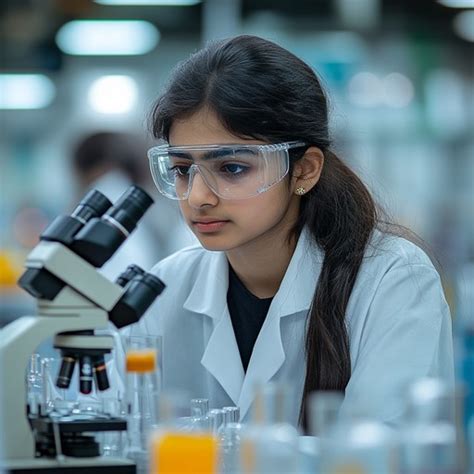 Free Scientist Using Microscope Image Scientist Microscope