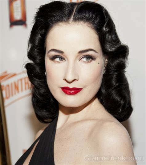 Dita Von Teese Hairstyle