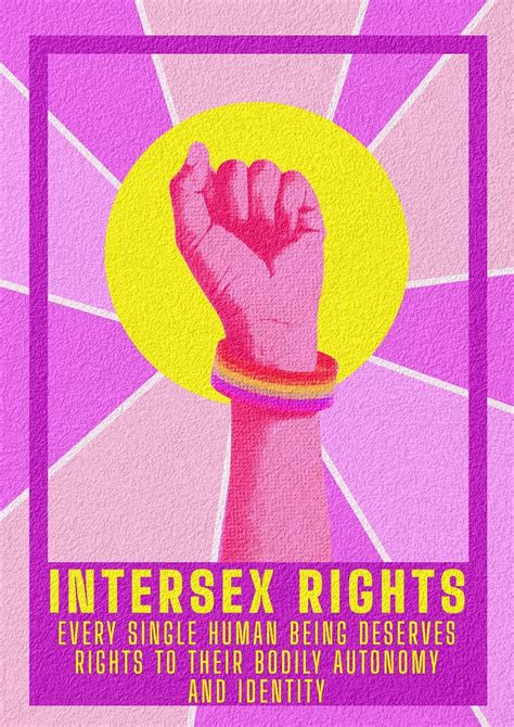 Intersex Rights Poster Template Free Editable Template Rawpixel