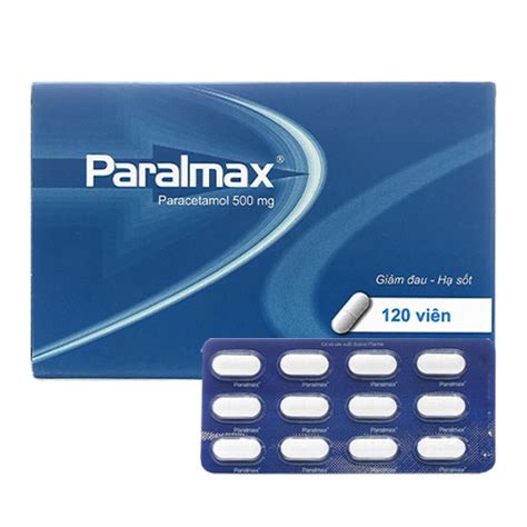 Viên Sủi Effer Paralmax 500 Giảm đau Từ Nhẹ đến Vừa Hạ Sốt 5 Vỉ X 4