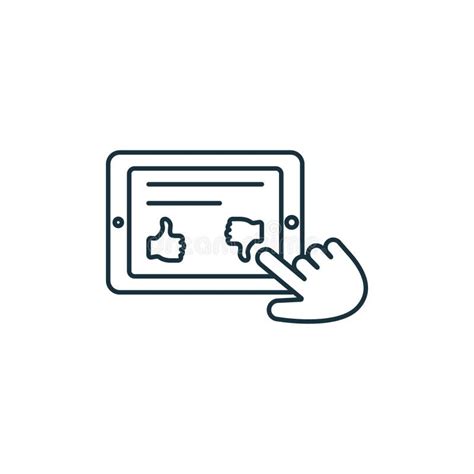 Survey Icon Monochrome Simple Sign From Performance Collection Stock Vector Illustration Of