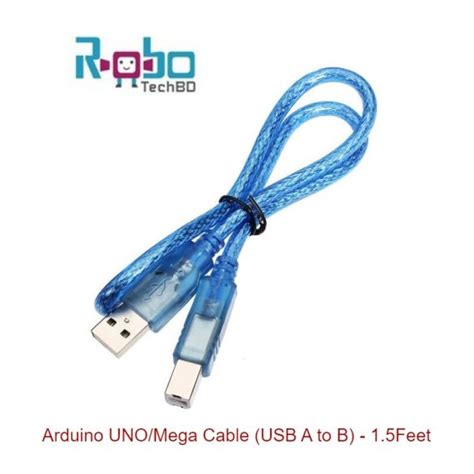 Arduino Uno Mega Cable Usb A To B 1 5feet Robotech Bd