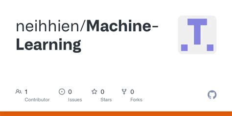 Github Neihhien Machine Learning