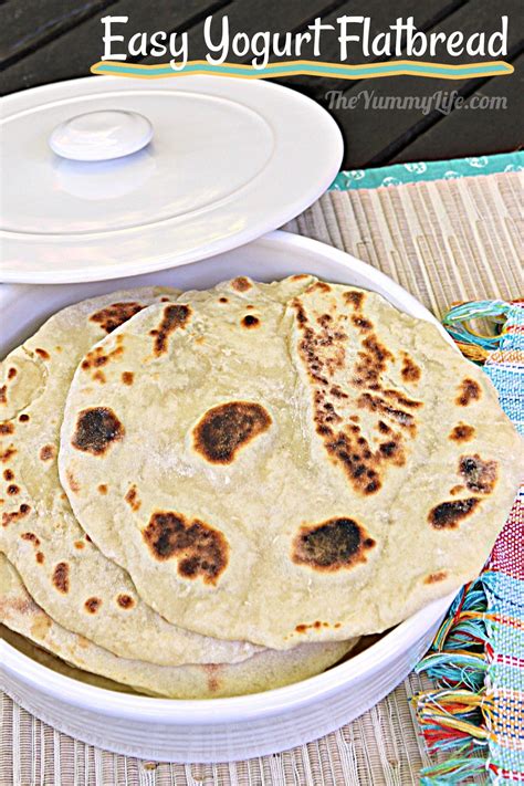 Easy Flatbread Made With Yogurt