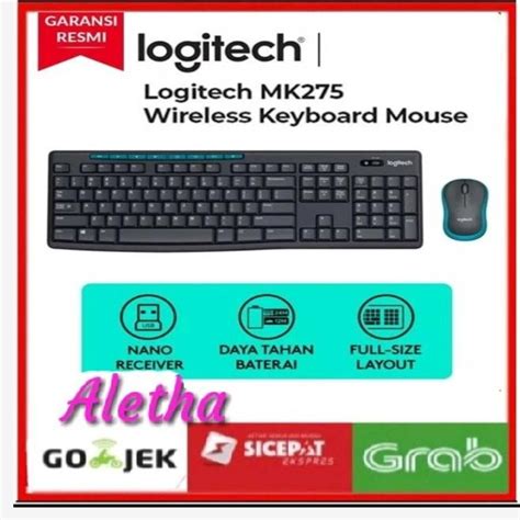 Jual Logitech Mk275 Wireless Keyboard And Mouse Combo Original Shopee Indonesia