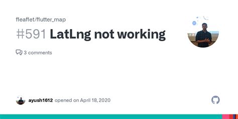 LatLng Not Working Issue Fleaflet Flutter Map GitHub