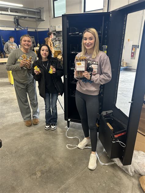 northeastern ️ nehs new vending machine 🍪🥨🍟 some new sweet