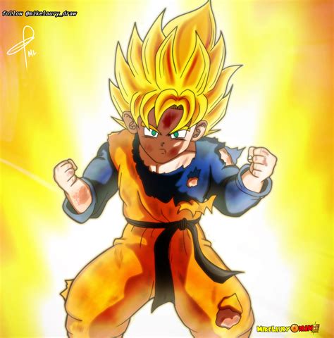 Goten Ssj By Mikelaurydraw On Deviantart