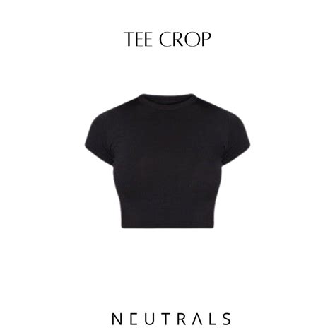 Tee Crop Neutrals X
