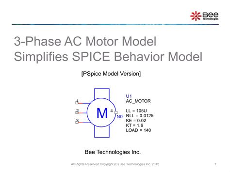 3 Phase Ac Motor Modelpspice Model Pptx 3 Phase Ac Motor Modelpspice Model Pptx