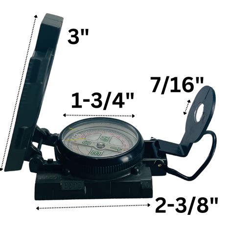 2 Inch Military Style Compass Pc 11425 Toolusa