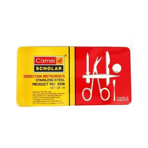Camlin Dissection Instruments Box Scholar Set Of 19 Oxford