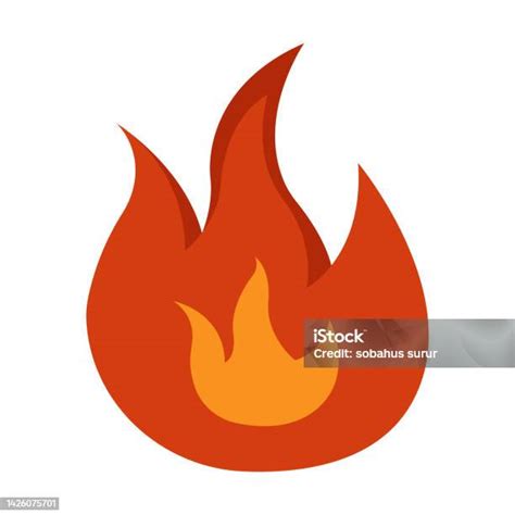 화재 아이콘 그림입니다 그림 플랫 아이콘 스타일입니다 편집 가능한 간단한 디자인 가연성에 대한 스톡 벡터 아트 및 기타 이미지 가연성 개념 개념과 주제 Istock