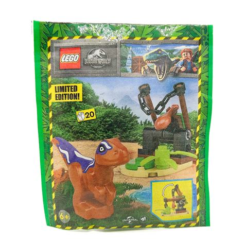 Lego Jurassic World Raptor And Trap Paper Pack 122326 The Brick
