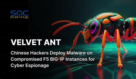 Velvet Ant Activity Detection China Backed Cyber Espionage Group