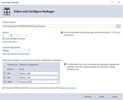 Then Wizard Gives Us A Link To Where The Package Was Created