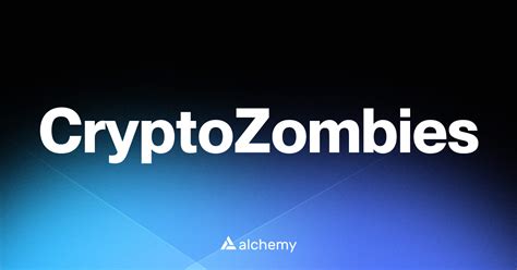 Cryptozombies Web3 Developer Tools Alchemy