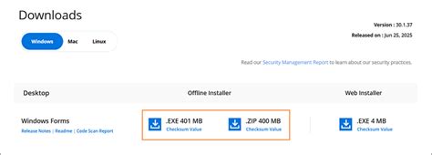 Downloading Syncfusion Windows Forms Offline Installer Syncfusion