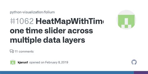Heatmapwithtime One Time Slider Across Multiple Data Layers · Issue 1062 · Python