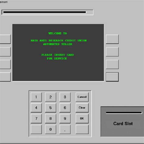 Visual Basic Mock Up Used In The Atm Task Download Scientific Diagram