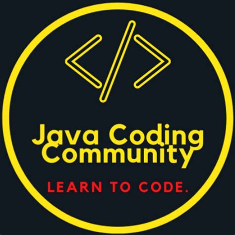 Java Coding Community Youtube