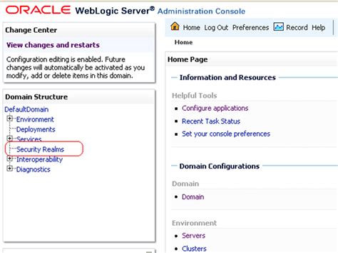 Configure Weblogic Open Ldap Users
