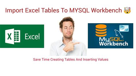 How To Import Excelcsv Files To Mysql Workbench Excel Tables To