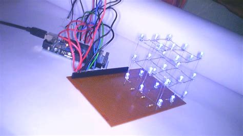 Beginners Guide To LED Cube Using Arduino Simple Demonstration YouTube