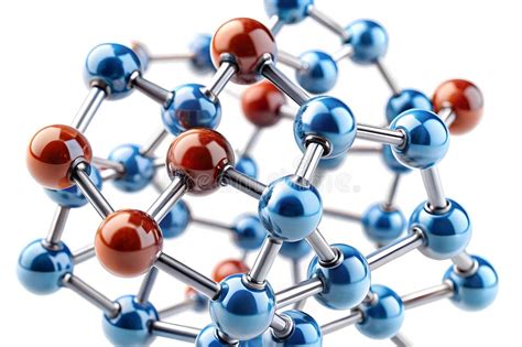 Abstract 3d Molecular Structure Stock Illustration Illustration Of