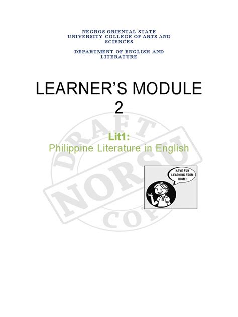 Duhaylungsod Rachel T Word Lit 1 Module 2 Pdf Baptism