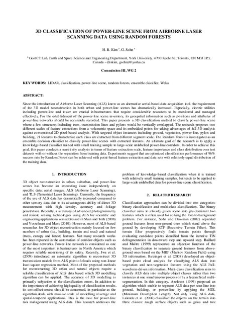 Pdf 3d Power Line Scene Classification Via Als
