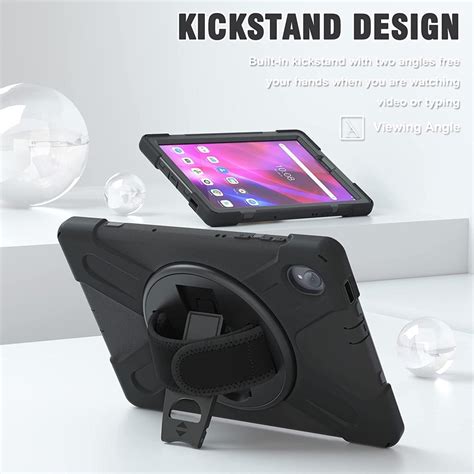 ProElite Rugged 3 Layer Armor Case For Lenovo Tab K10 FHD 10 3 Tablet TB X6C6F TB X6C6X TB