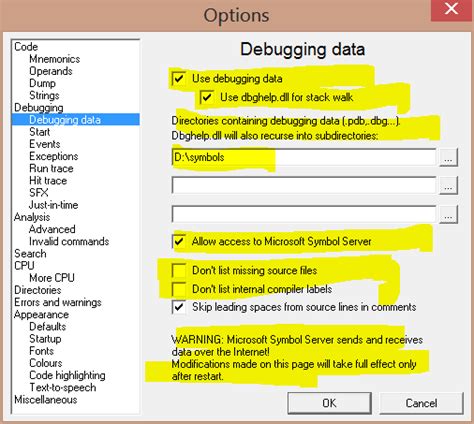 How To Enable Microsoft Symbol Server In Olydbg