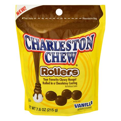 Tootsie Charleston Chew Rollers Milk Chocolate Covered Chewy Nougat