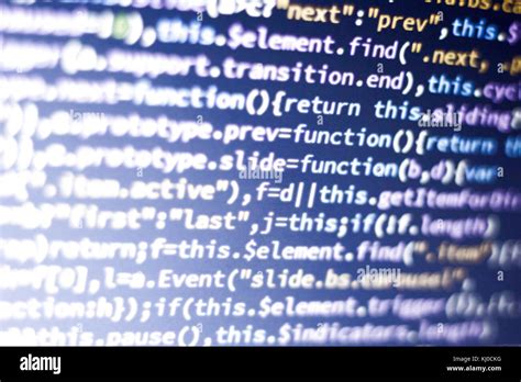 Glühende Minificated Javascript Code Abstrakte Bild Der Modernen Web