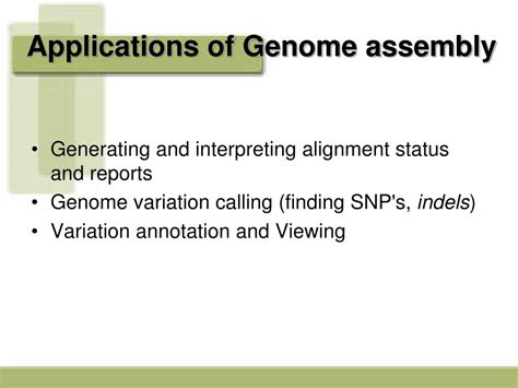 Ppt Genome Alignment And Assembly Powerpoint Presentation Free
